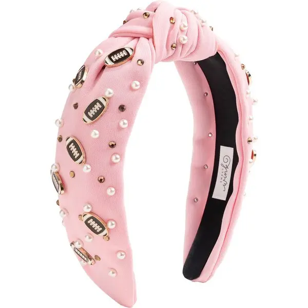 SWEET WINK Game Day Gemstone Headband - Ballet Pink