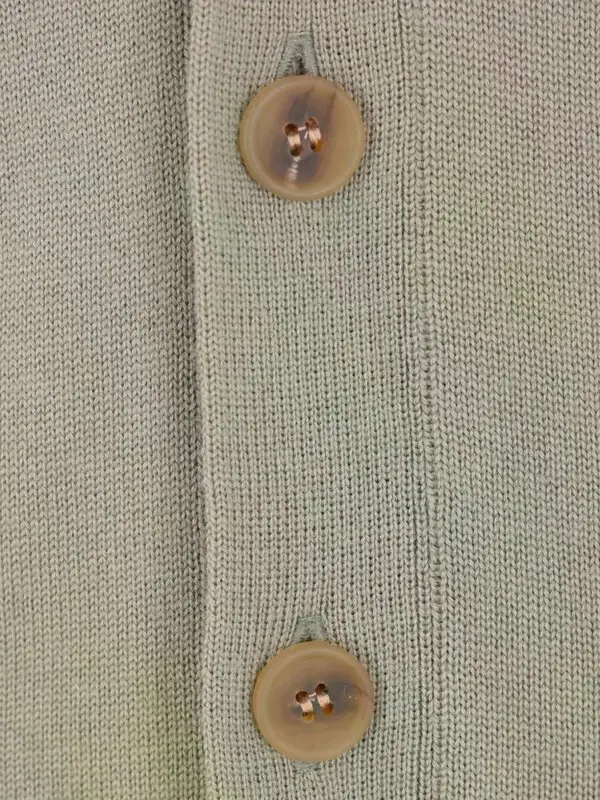 Maison Kitsuné Fox-head Patch Pocket Cardigan - Green