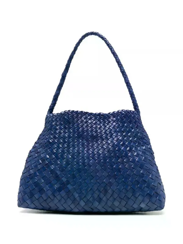 Dragon Diffusion Santa Woven-leather Shoulder Bag