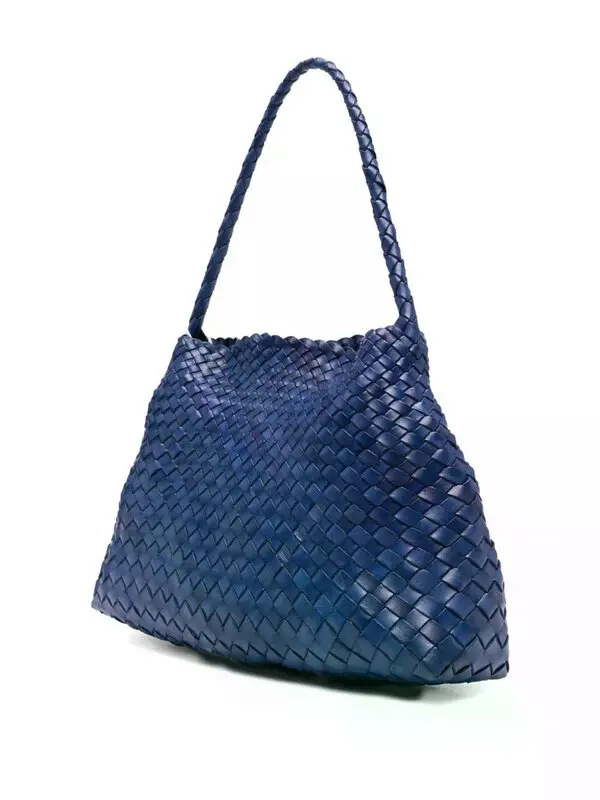 Dragon Diffusion Santa Woven-leather Shoulder Bag