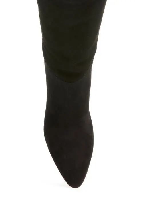 GIANVITO ROSSI Pointed Toe Suede Boots - Black