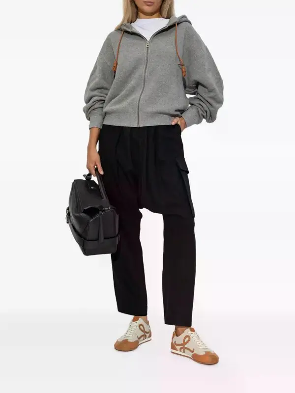 Loewe Hooded Zip-up Sweatshirt