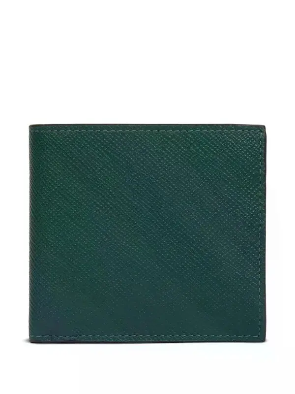 Smythson Leather Cardholder - Green
