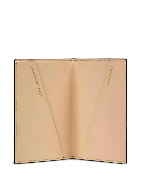Smythson Panama Leopard-print Passport Cover