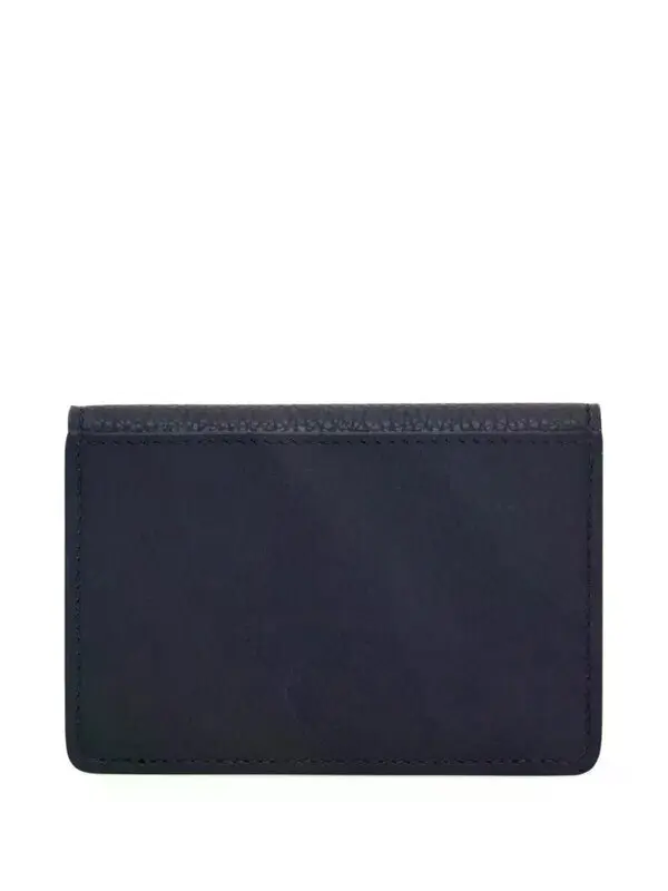 FERRAGAMO Gancini Calfskin Compact Wallet - Blue