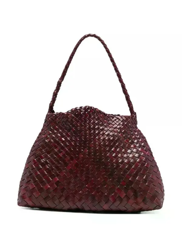 Dragon Diffusion Woven Leather Tote Bag