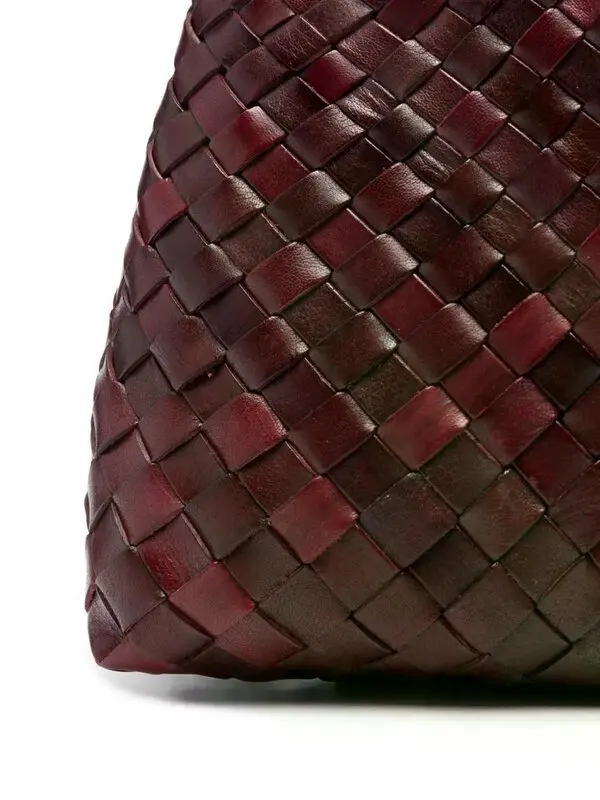 Dragon Diffusion Woven Leather Tote Bag