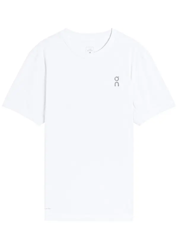 On Train Printed Jersey T-shirt - White