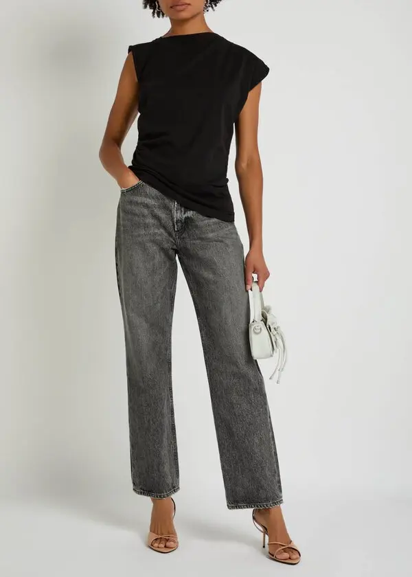 AGOLDE Beth Asymmetric T-shirt