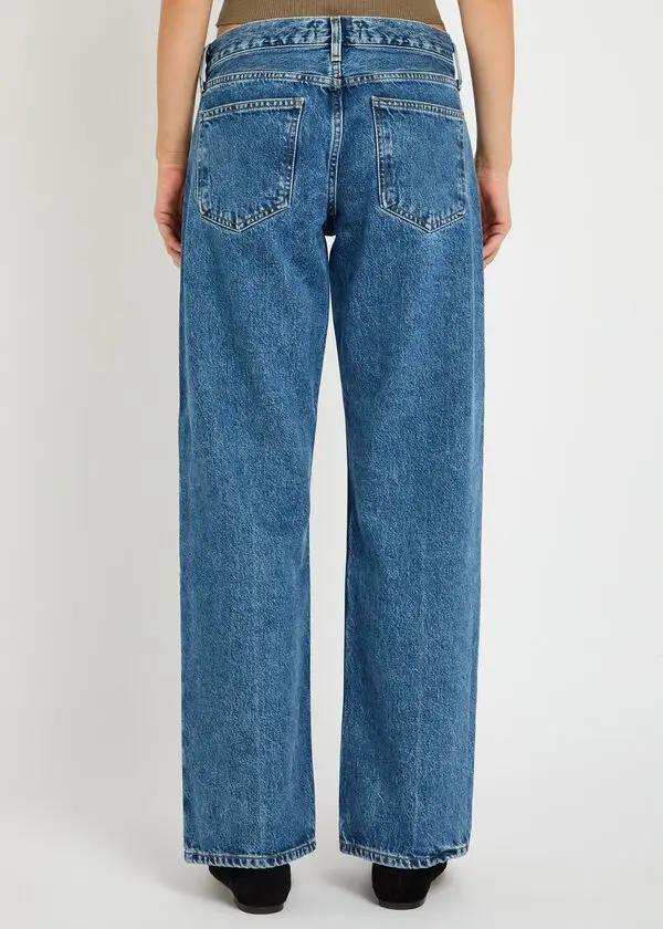AGOLDE Low-rise Straight-leg Jeans