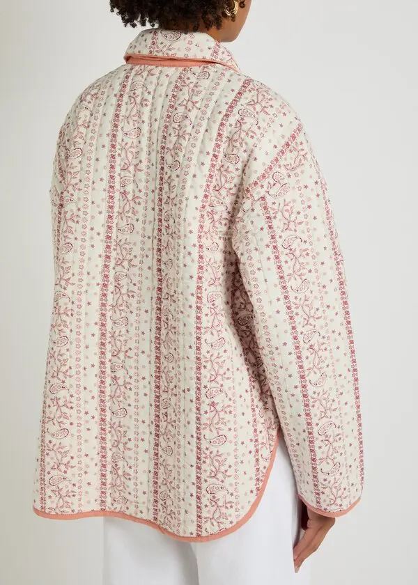Free People Alexie Printed Cotton Jacket