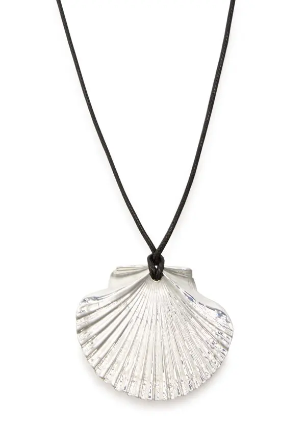 Éliou Venus Shell Pendant Cord Necklace