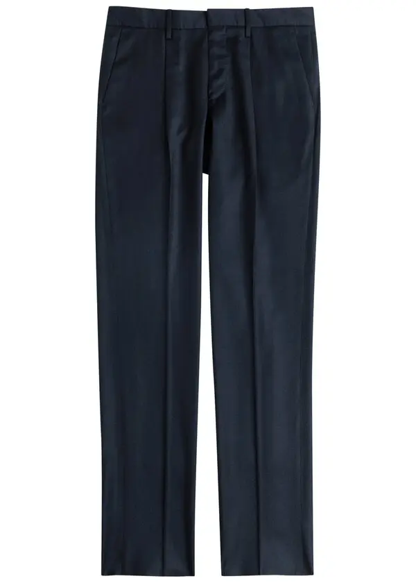 LARDINI Wool And Cashmere-blend Trousers