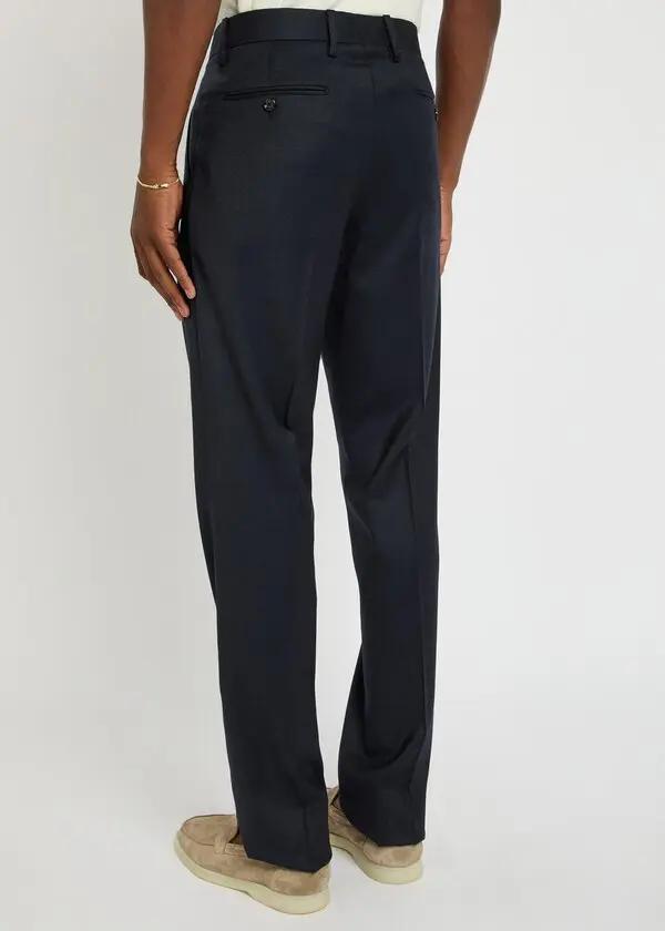 LARDINI Wool And Cashmere-blend Trousers