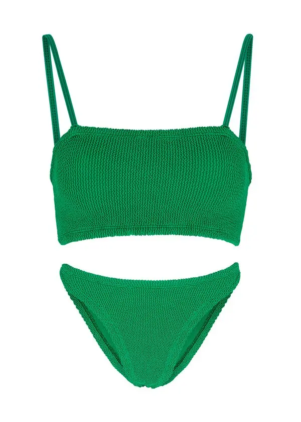 Hunza G Gigi Crinkle Bikini - Green