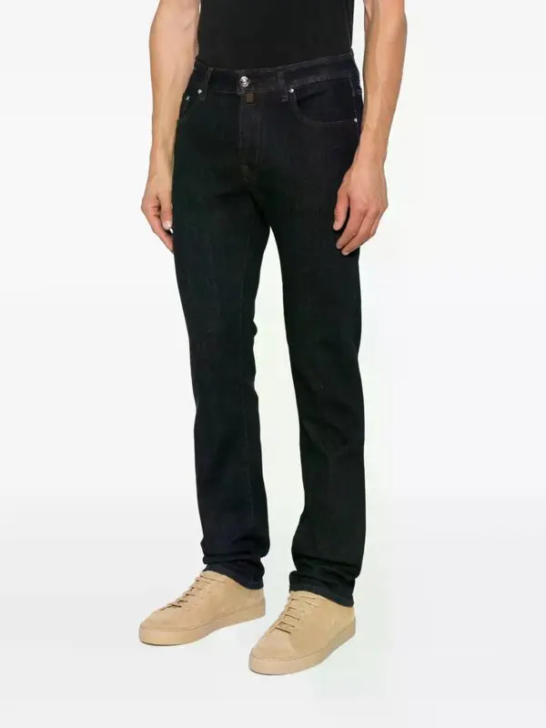 Jacob Cohen Bard Button-fly Jeans - Blue