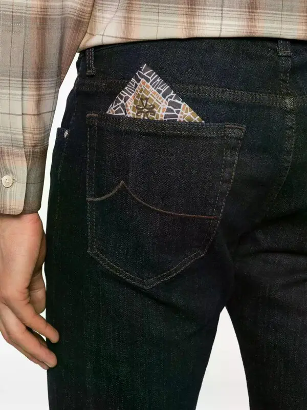 Jacob Cohen Bard Button-fly Jeans - Blue