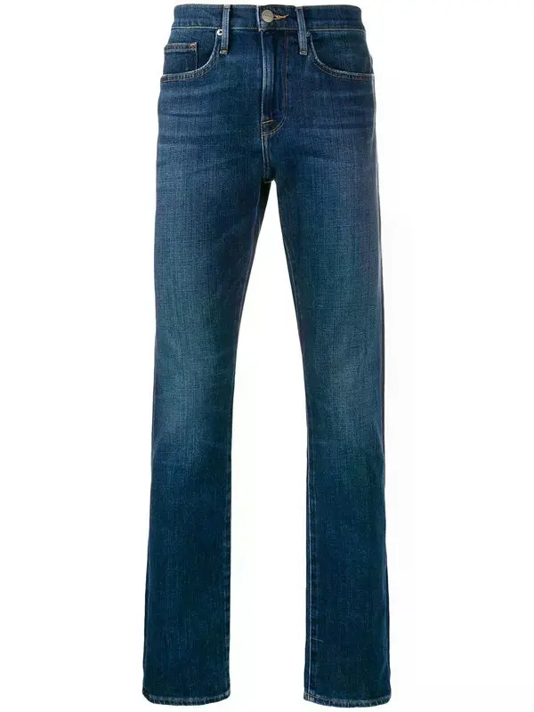 FRAME Straight-leg Jeans - Blue