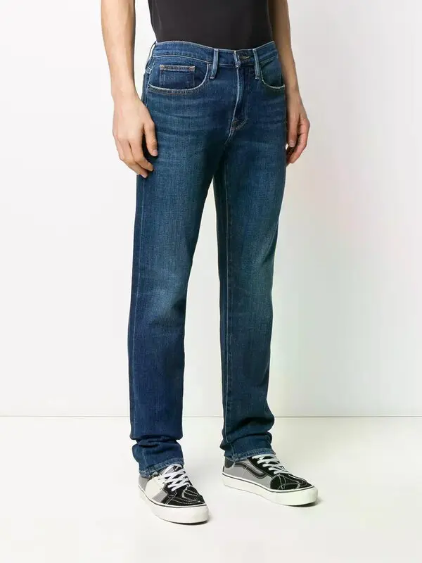 FRAME Straight-leg Jeans - Blue