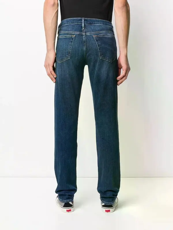 FRAME Straight-leg Jeans - Blue