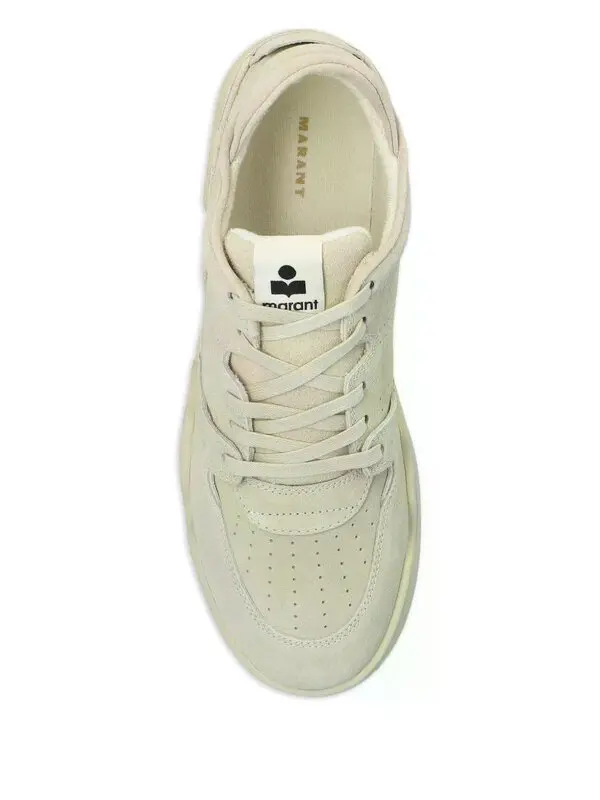 MARANT Suede Padded-collar Lace-up Sneakers