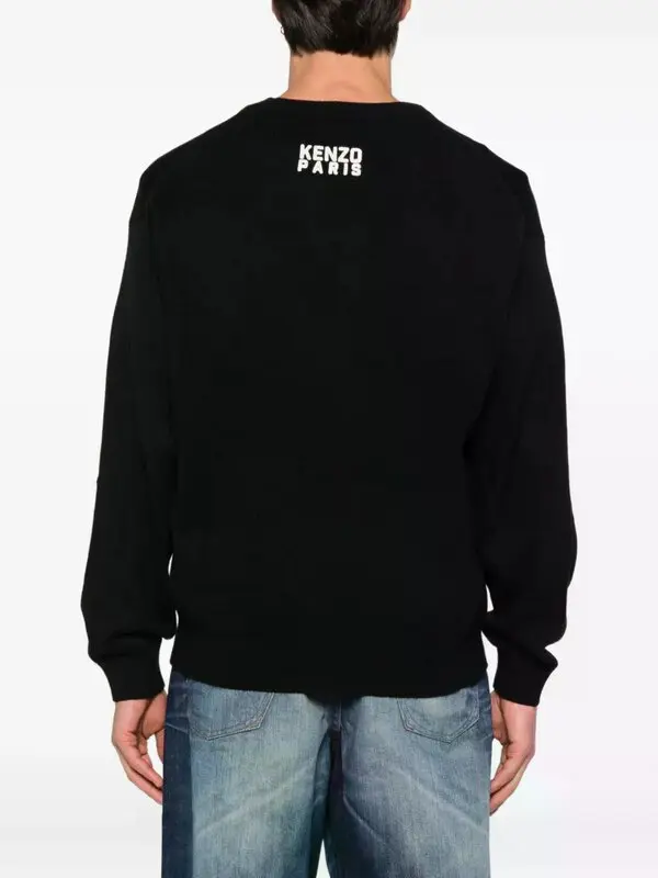 Kenzo Embroidered Tiger Crew-neck Sweater