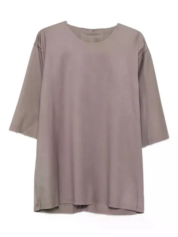 HAMZA Thom Raw-edge T-shirt
