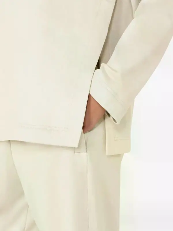 Max Mara Embossed-logo Sweatshirt - Neutrals