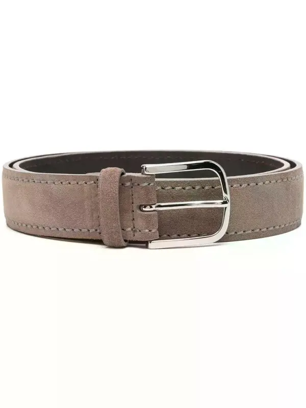 Orciani Suede Buckle Belt