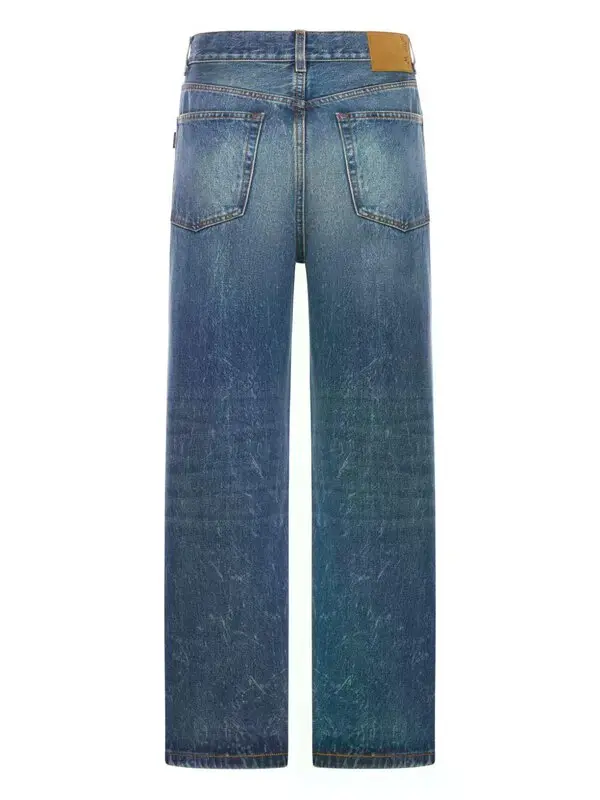 HAIKURE Five-pocket Whiskered Jeans