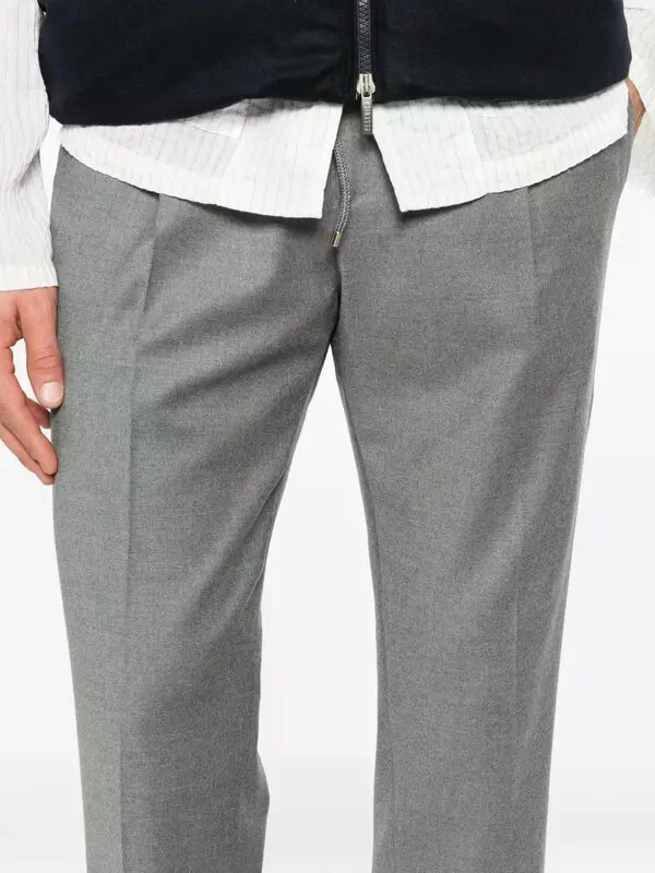 BRIGLIA 1949 Drawstring Pleated Trousers