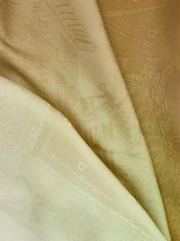 FERRAGAMO Jacquard Silk Scarf