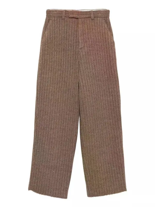 Giuseppe Di Morabito Ribbed-knit Wide Leg Trousers