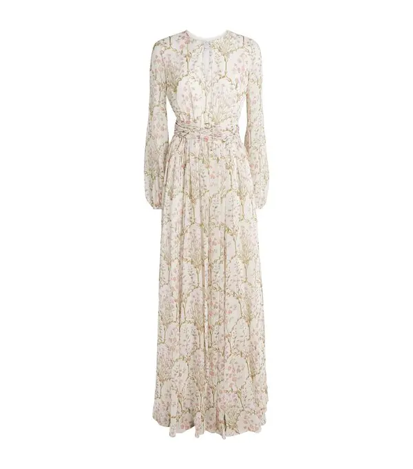 Giambattista Valli Silk-georgette Belted Gown