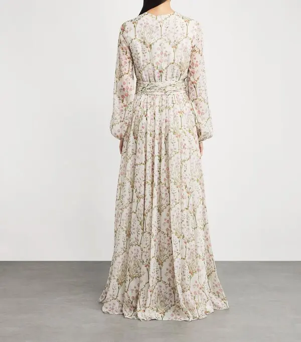 Giambattista Valli Silk-georgette Belted Gown