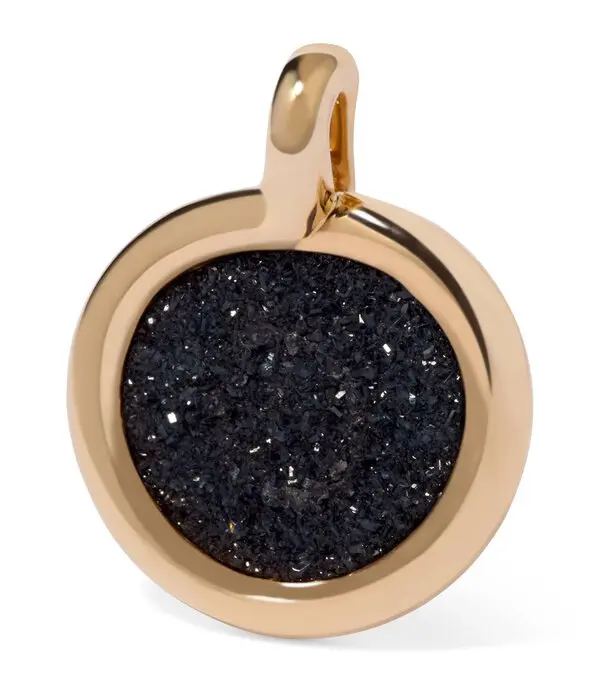 Annoushka Yellow And Drusy Black Onyx Sweetie Pendant - Gold