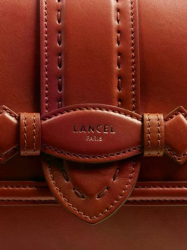 LANCEL Sienna Flap Satchel - Brown