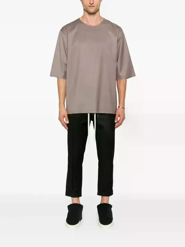 HAMZA Thom Raw-edge T-shirt