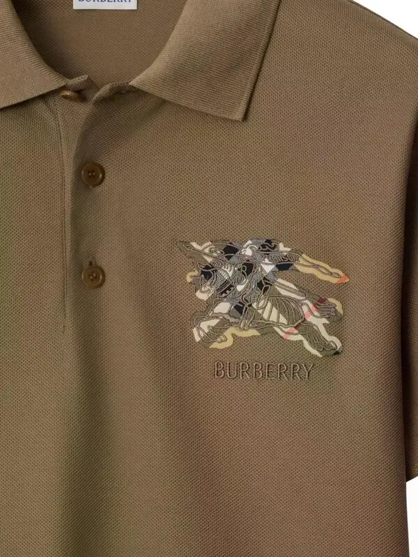 Burberry Equestrian Knight-check Polo Shirt
