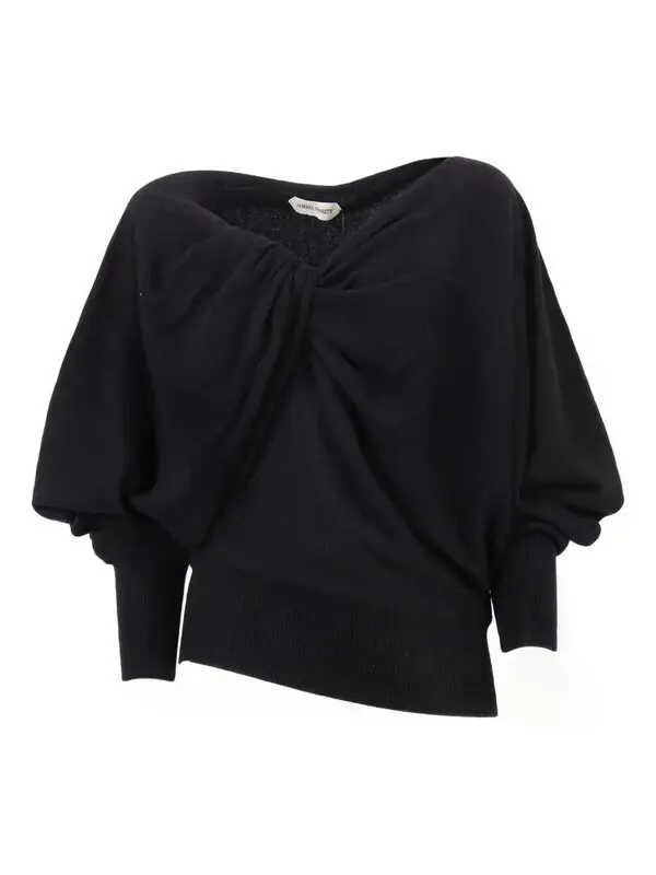 Alberta Ferretti Asymmetric Draped Top