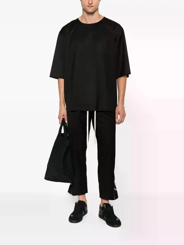 HAMZA Frayed-hem T-shirt
