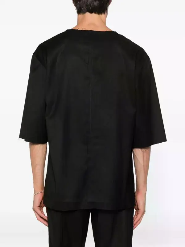 HAMZA Frayed-hem T-shirt