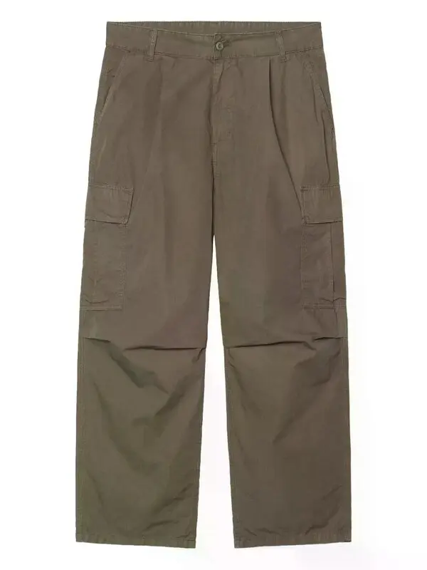 Carhartt Work In Progress Logo-patch Cargo Trousers - Brown