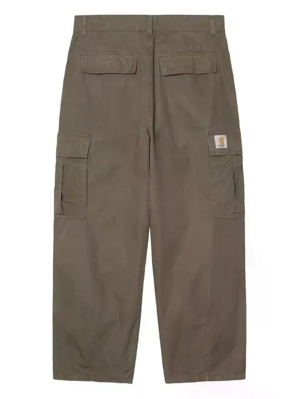 Carhartt Work In Progress Logo-patch Cargo Trousers - Brown