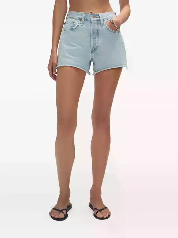 RE/DONE 70s High-rise Denim Shorts