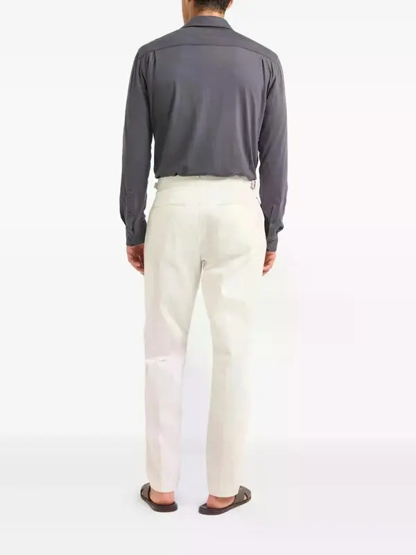 Orlebar Brown Long-sleeve Pointed-collar Shirt - Grey