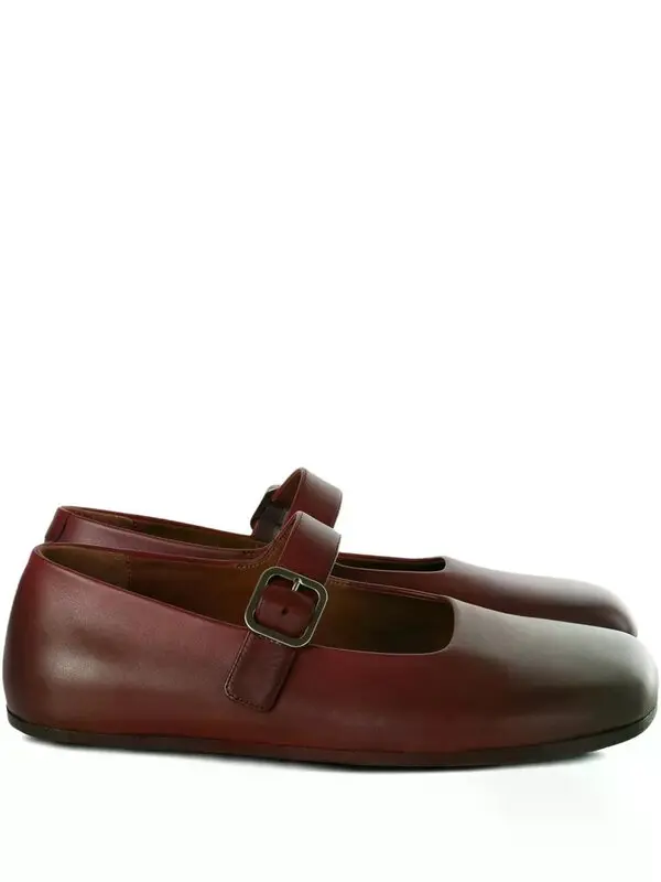 Marsèll Buckle-strap Leather Loafers