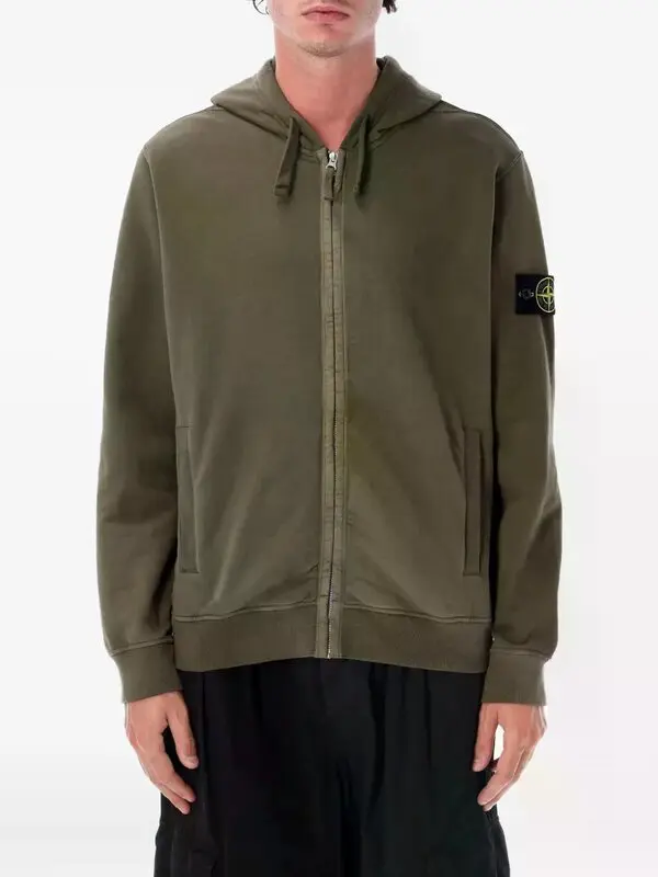 Stone Island Zip-front Hoodie