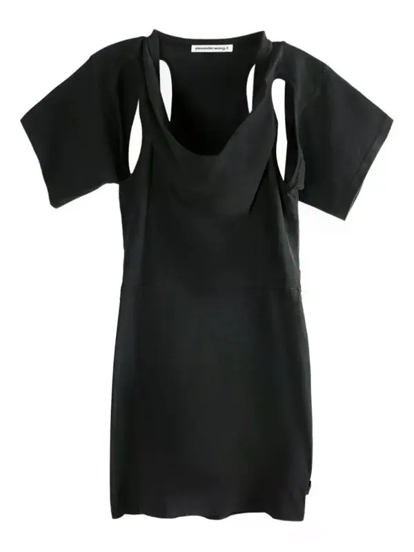 Alexander Wang Cut-out Draped Mini Dress