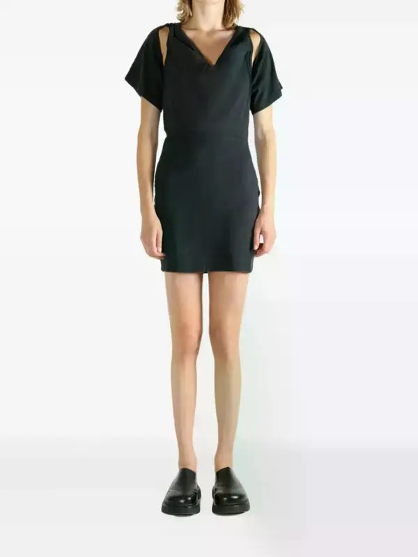 Alexander Wang Cut-out Draped Mini Dress
